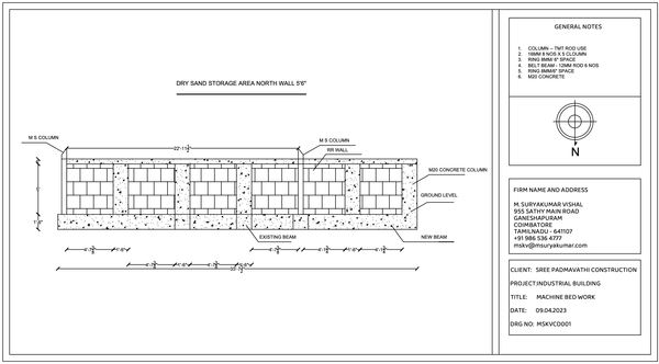 MSKV CONSTRUCTIONS | 3D Architectural Designing, COIMBATORE -Refrens