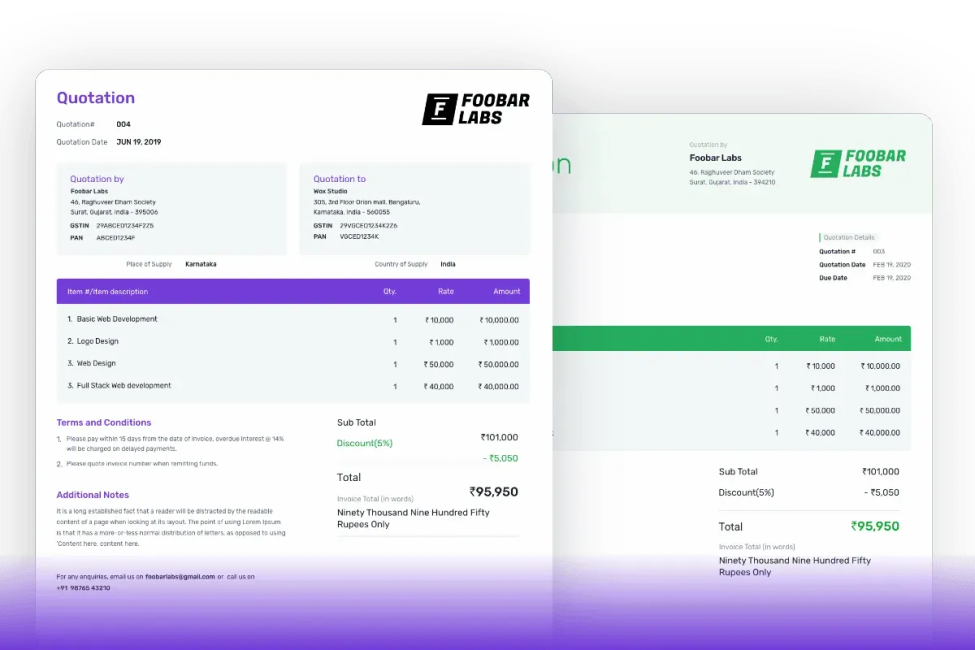 Quotation Templates in Word, Excel, PDF - FREE Quote Templates