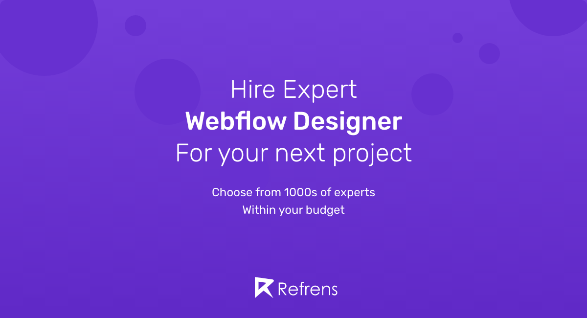 Top Freelance Webflow Designers for Hire