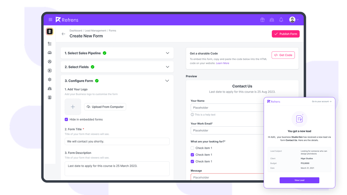 Create High Converting Lead Capture Forms In Minutes