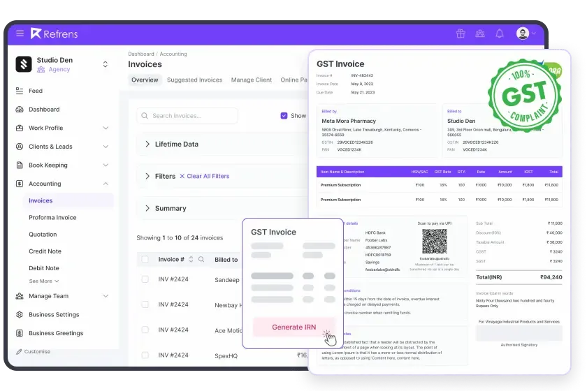 Best e-Invoicing Software to Streamline your GST e-Invoices