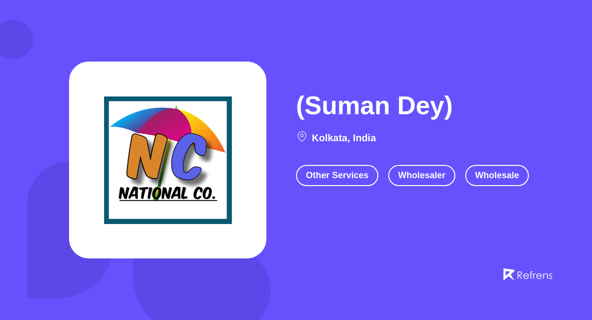 (Suman Dey) | Other Services, Kolkata -Refrens