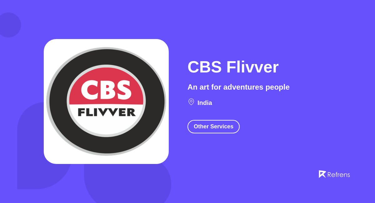 CBS Flivver | Other Services -Refrens