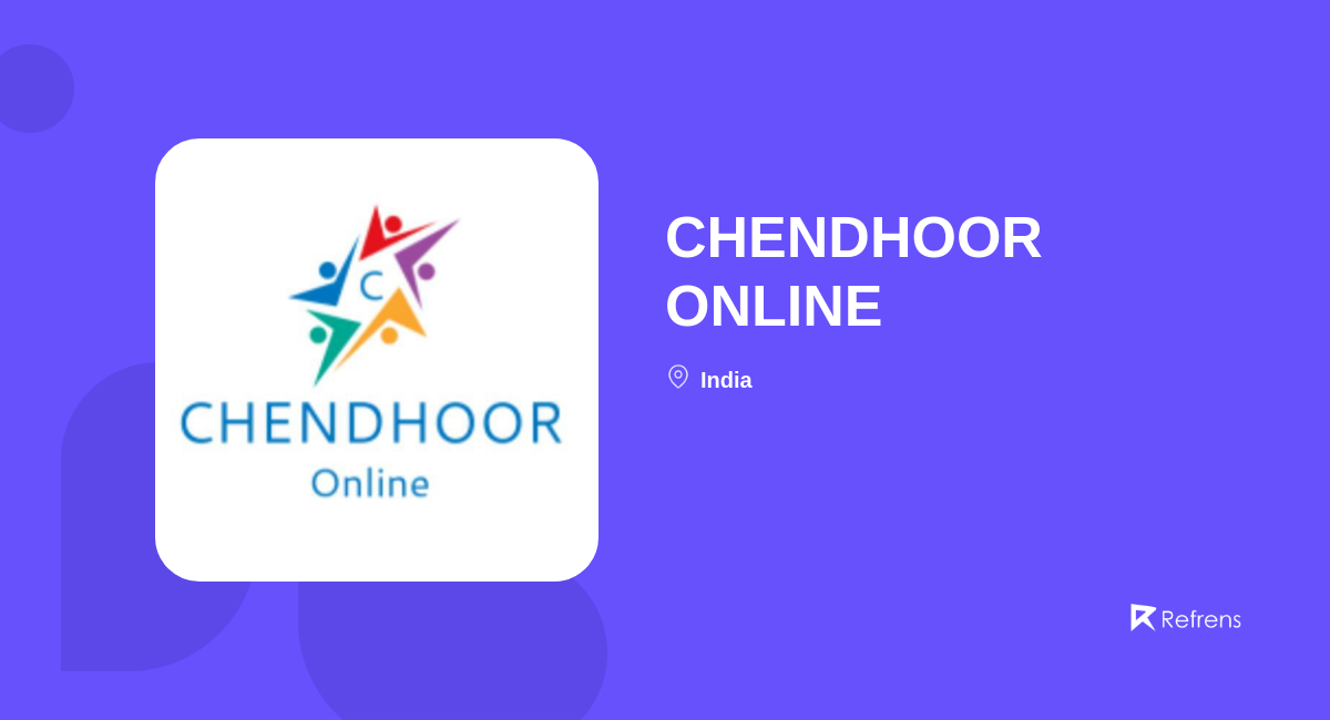 CHENDHOOR ONLINE -Refrens