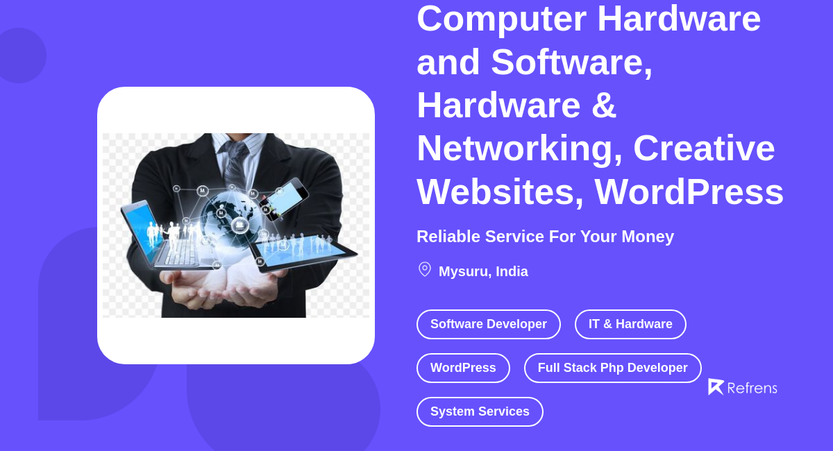 Computer Hardware and Software, Hardware & Networking, Creative ...