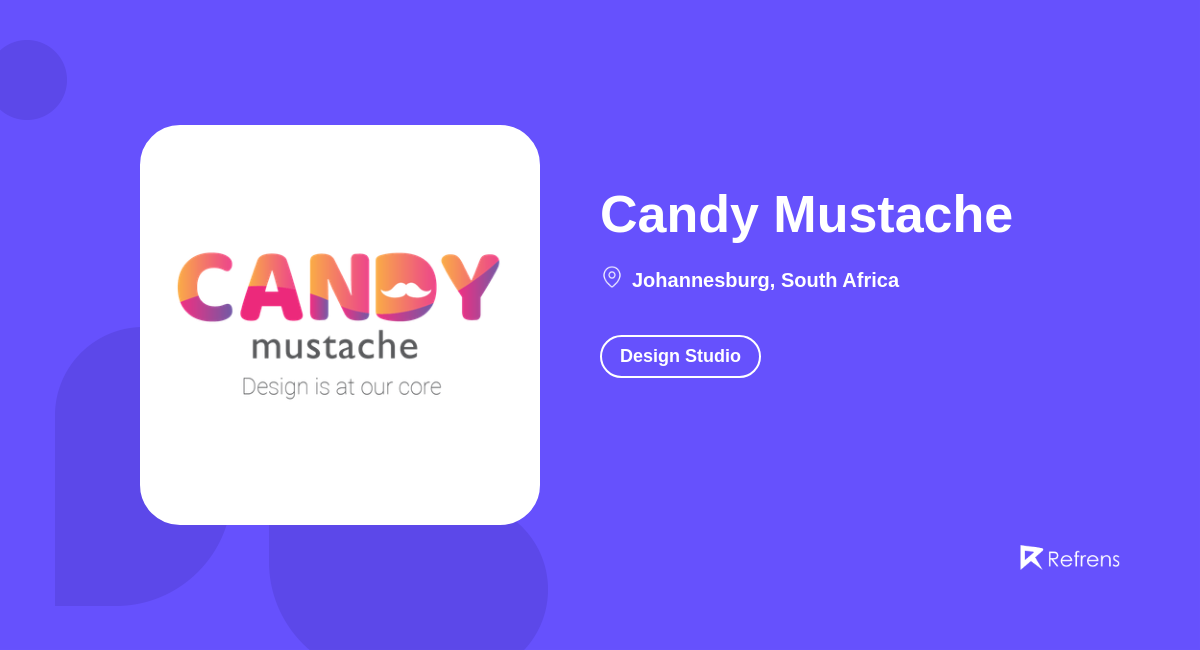 Candy Mustache | Design Studio, Johannesburg -Refrens