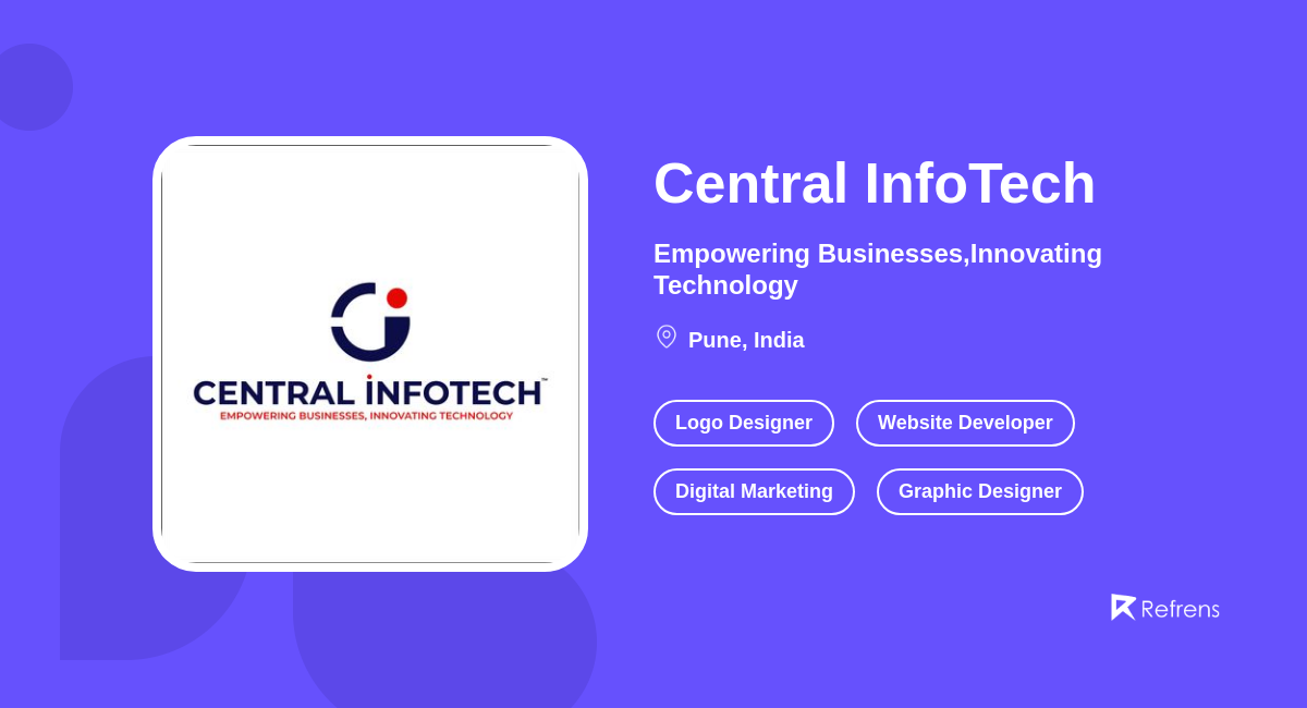 Central InfoTech, Pune -Refrens