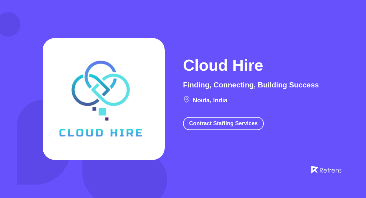 Cloud Hire, Noida -Refrens