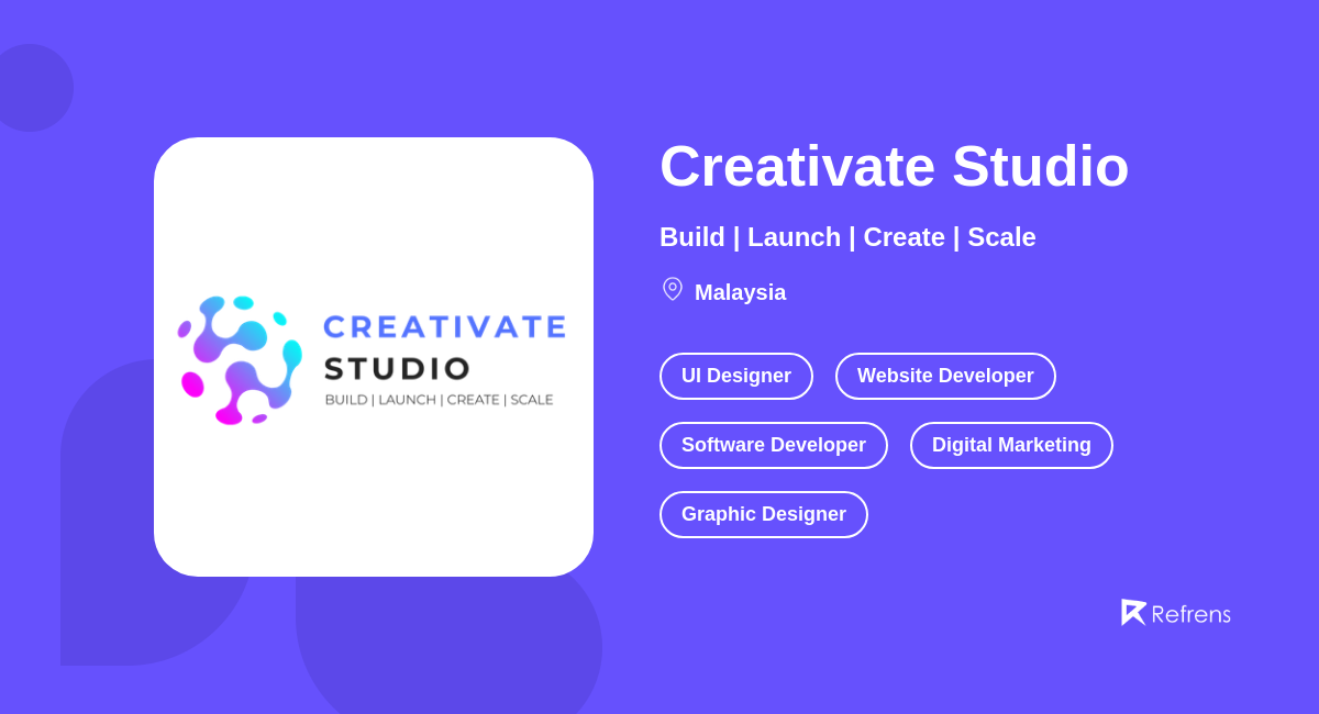 Creativate Studio Refrens