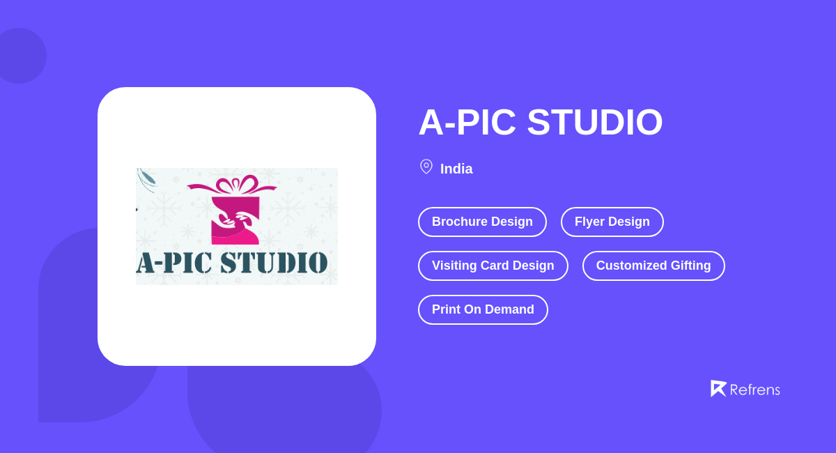 A-PIC STUDIO | Flyer Design -Refrens