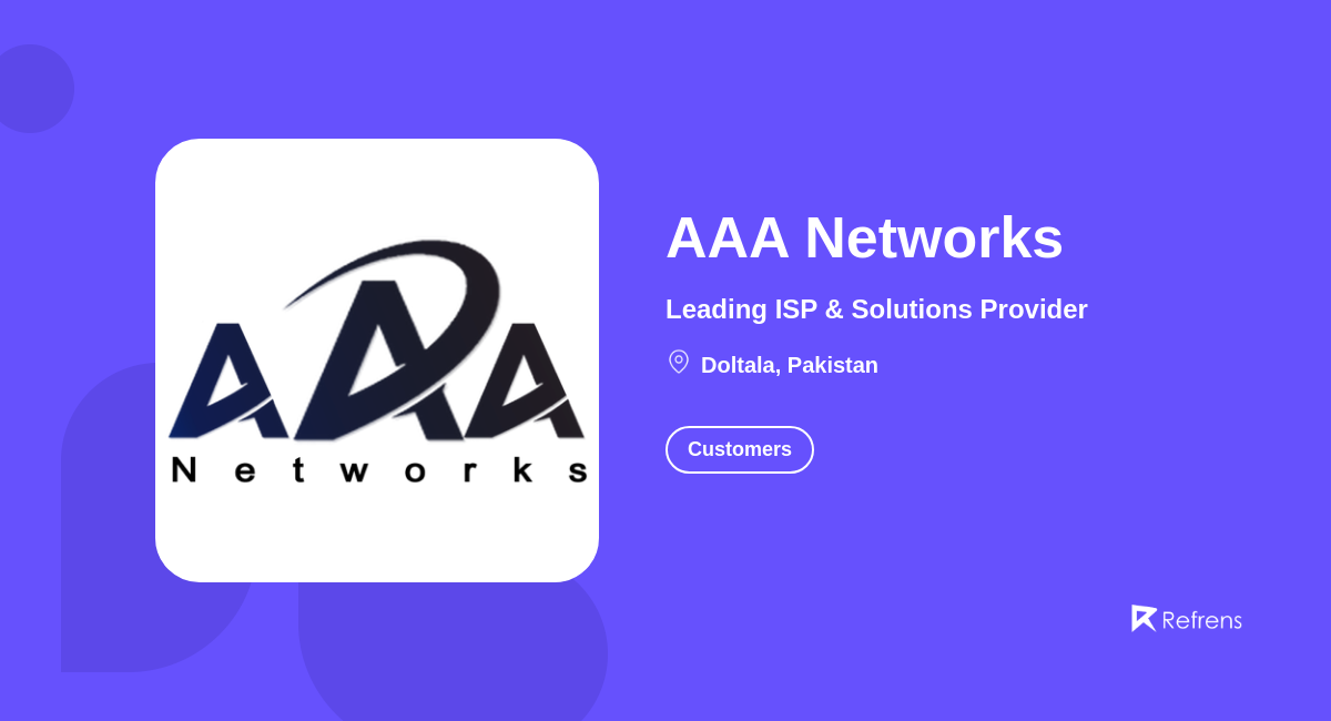 AAA Networks, Doltala -Refrens