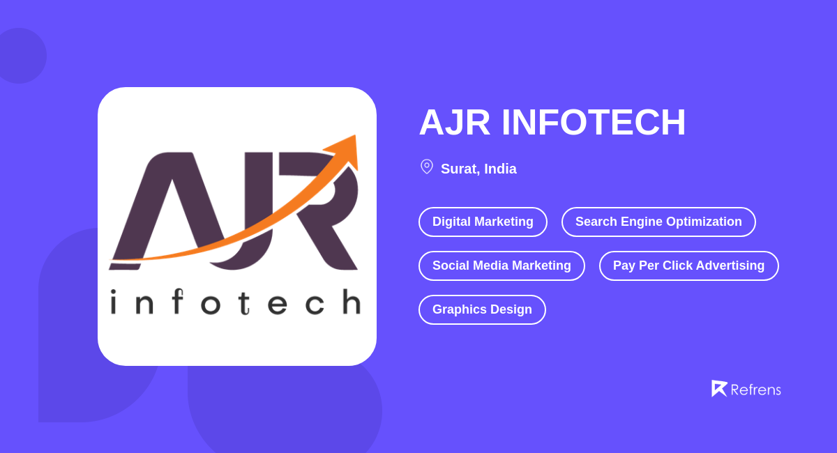 AJR INFOTECH | Digital Marketing, Surat -Refrens
