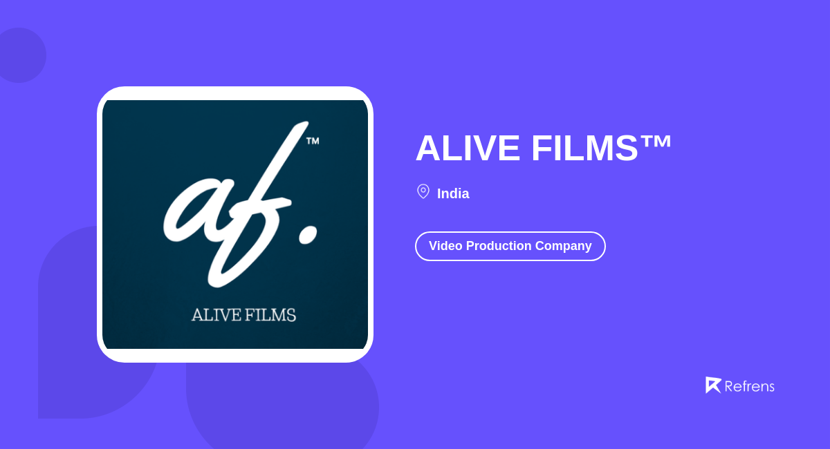 ALIVE FILMS™ -Refrens