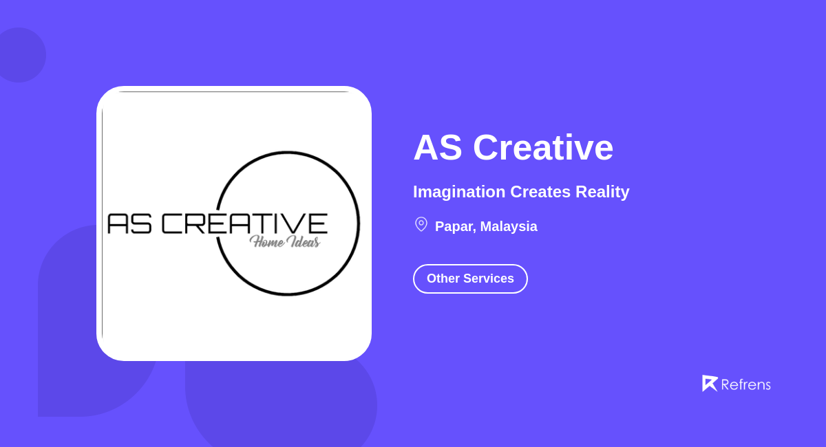 AS Creative | Other Services, Papar -Refrens