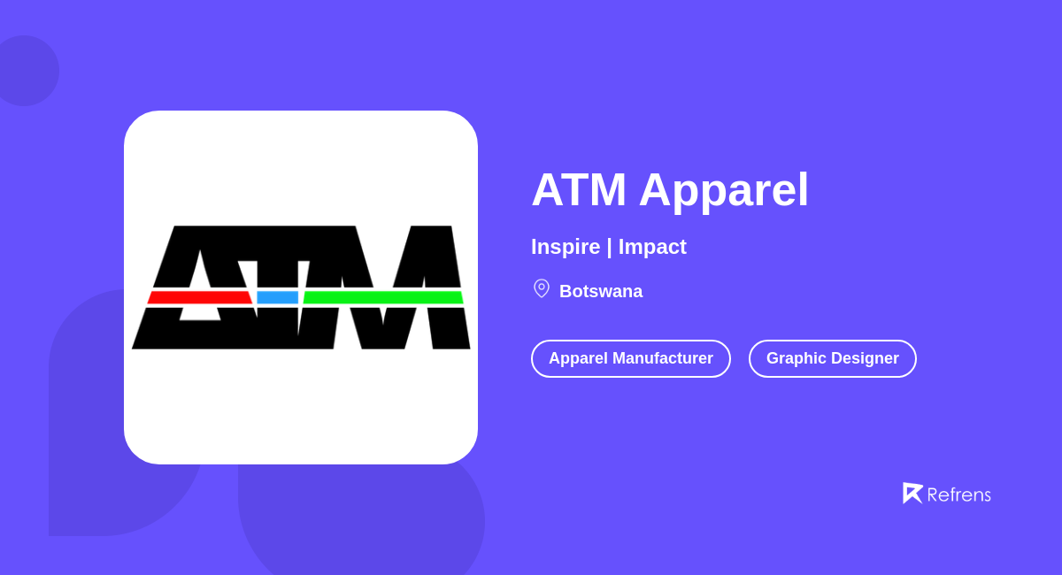ATM Apparel -Refrens