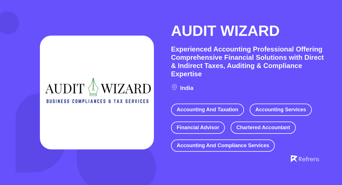 AUDIT WIZARD -Refrens
