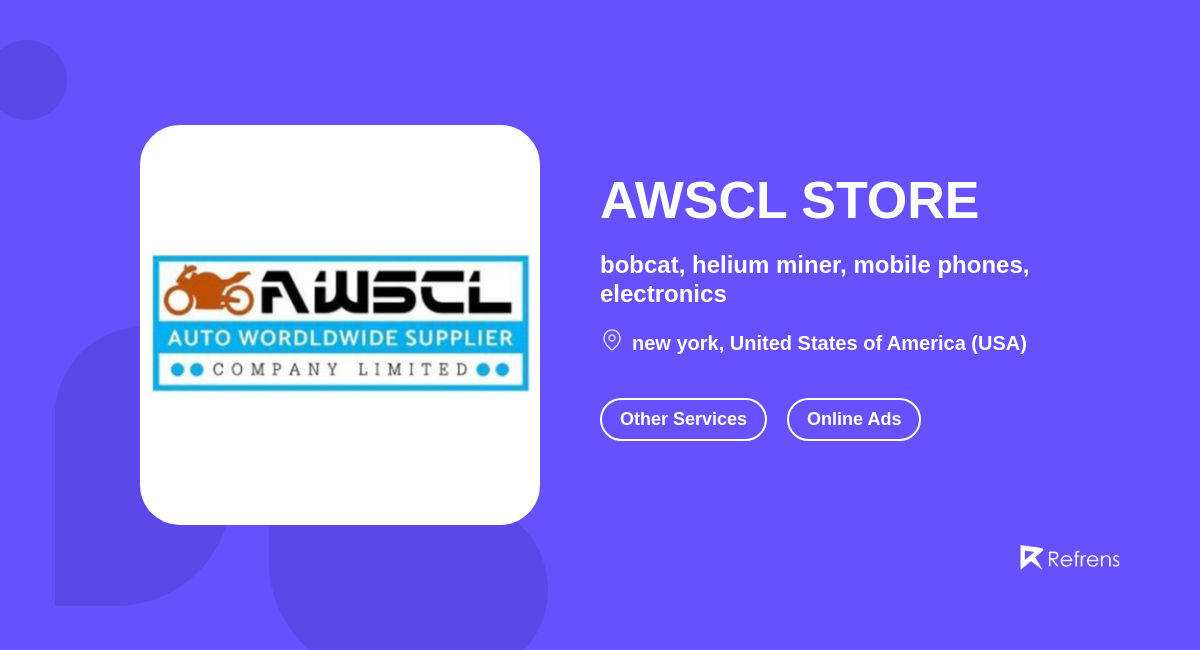 AWSCL STORE | Other Services, new york -Refrens