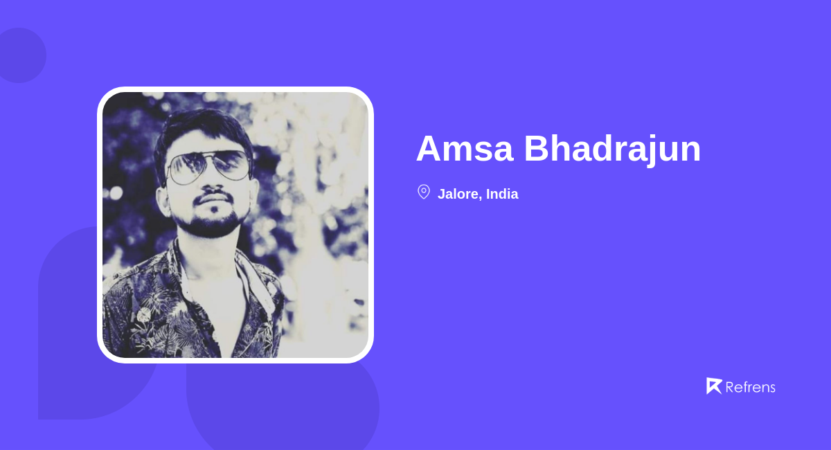 Amsa Bhadrajun, Jalore -Refrens