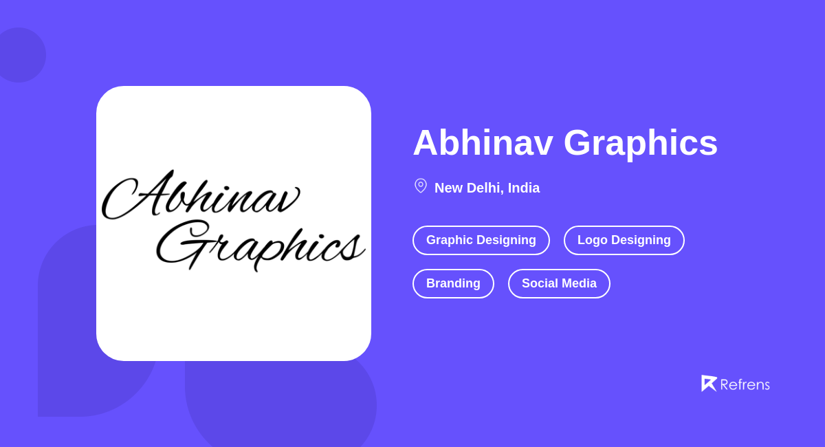 Abhinav Graphics | Branding, New Delhi -Refrens