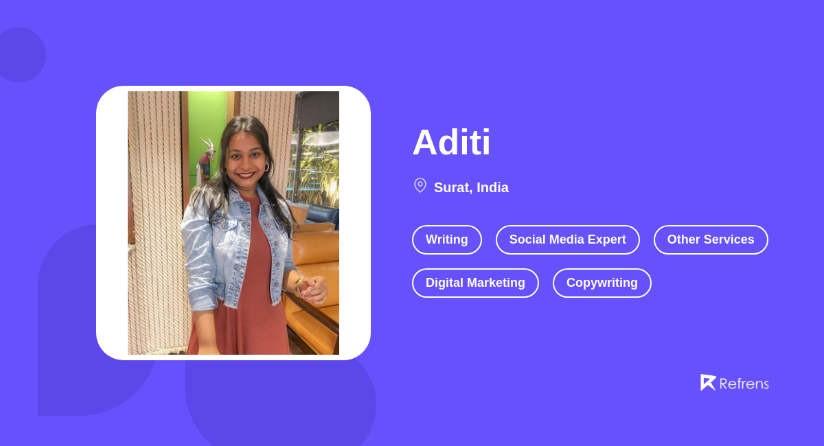 Aditi | Other Services, Surat -Refrens