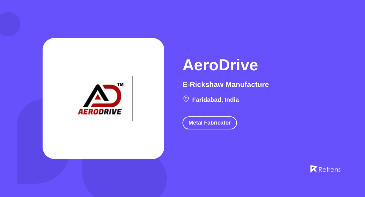 AeroDrive, Faridabad -Refrens