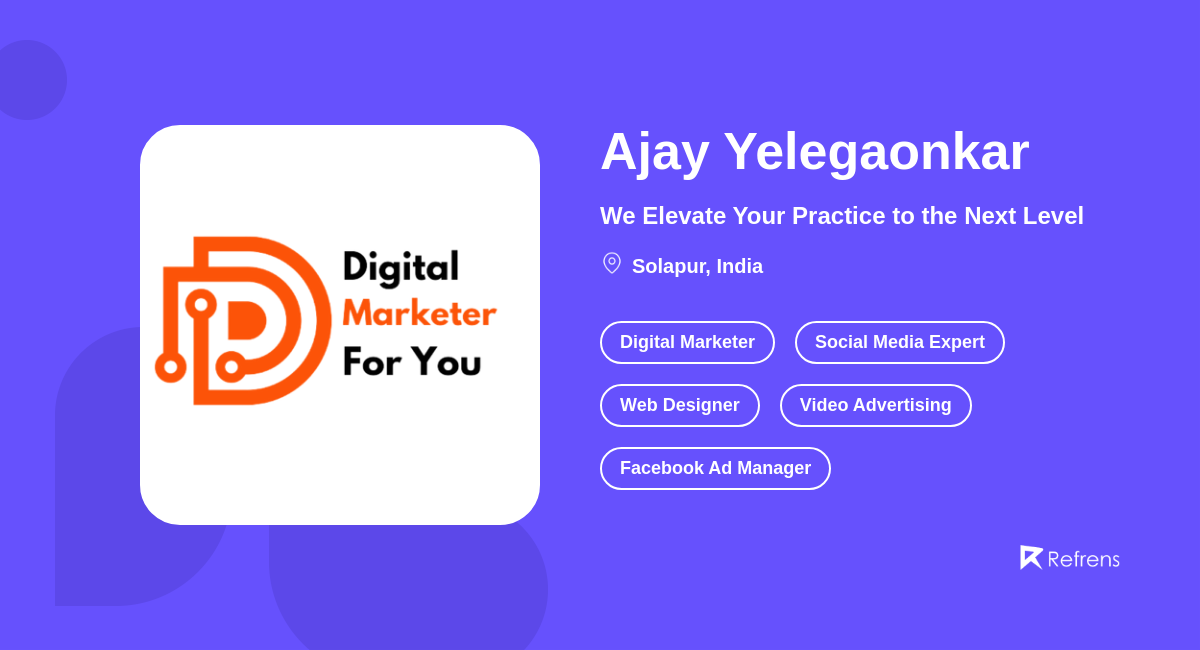 Ajay Yelegaonkar | Digital Marketer, Solapur -Refrens