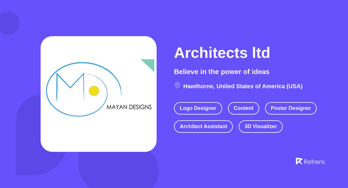 Architects ltd | Logo Designer, Hawthorne -Refrens