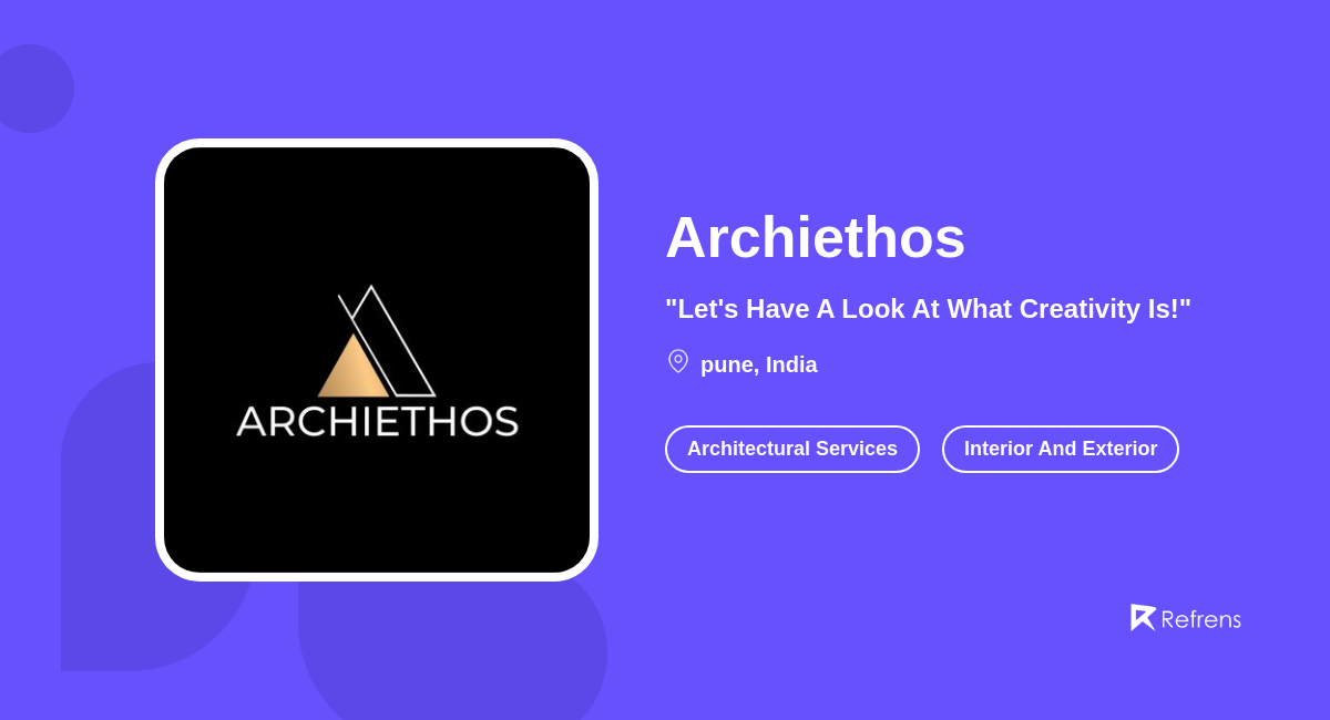 Archiethos | Interior And Exterior, pune -Refrens