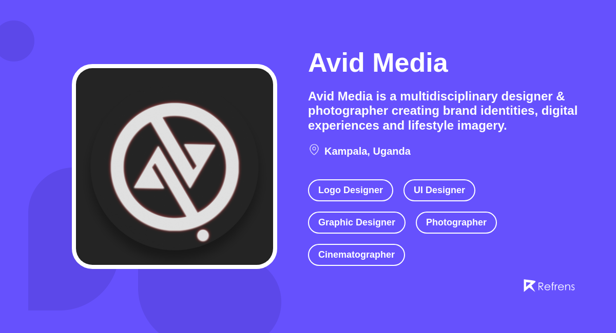 Avid Media | Logo Designer, Kampala -Refrens