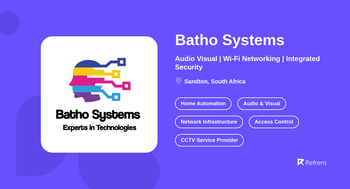 Batho Systems, Sandton -Refrens
