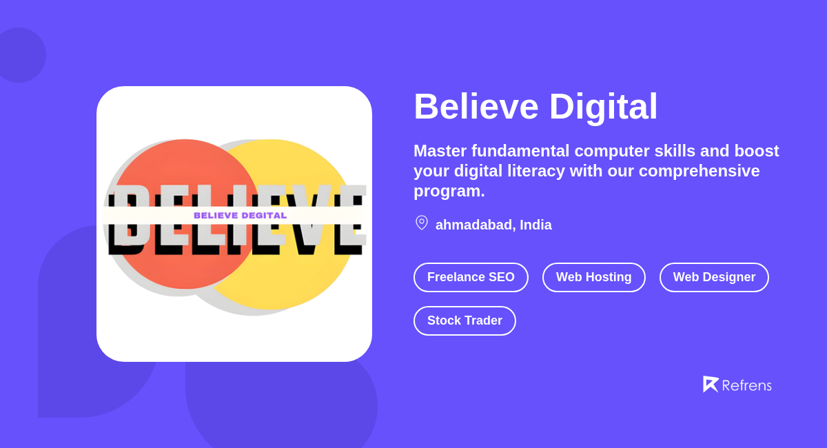 Believe Digital | Web Designer, ahmadabad -Refrens