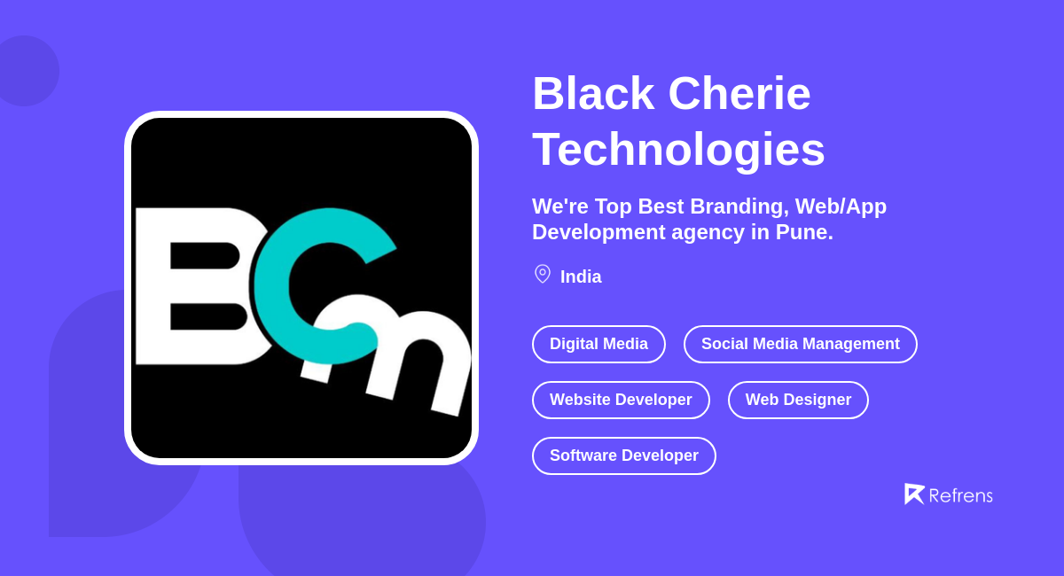 Black Cherie Technologies -Refrens