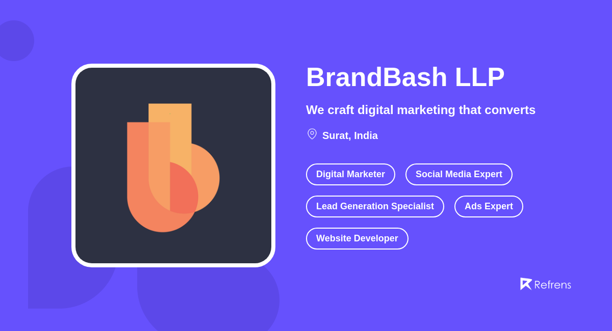 BrandBash LLP, Surat -Refrens