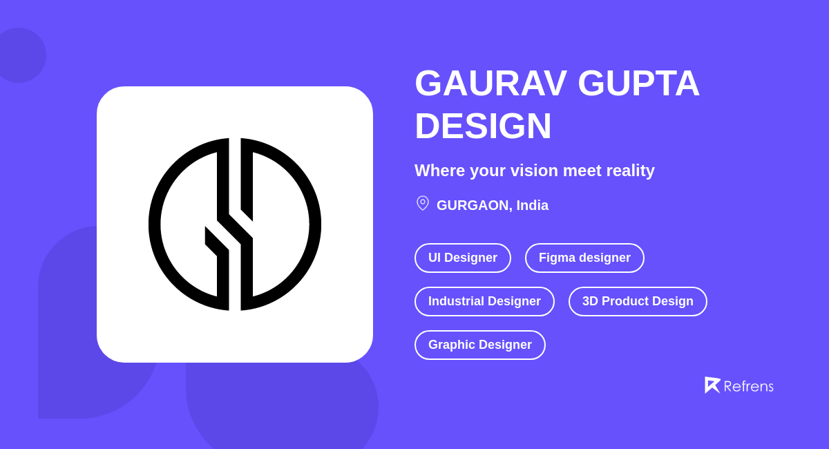 GAURAV GUPTA DESIGN, GURGAON -Refrens