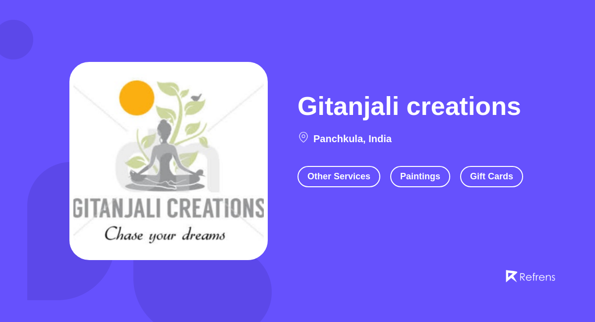 Gitanjali creations | Other Services, Panchkula -Refrens