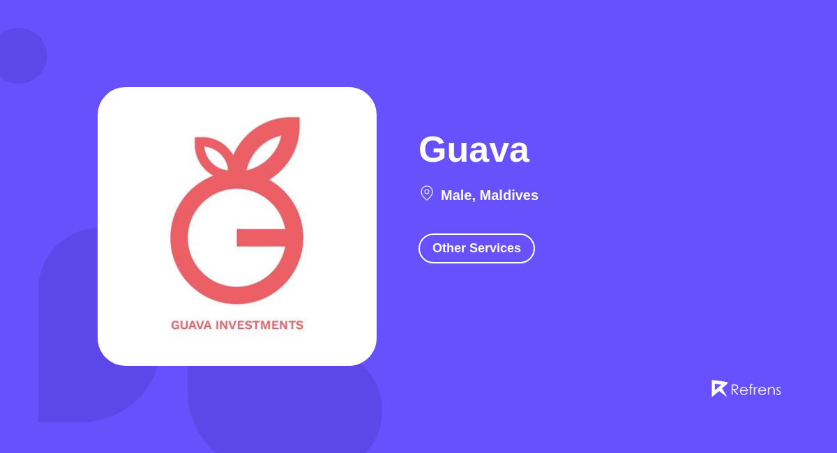 Guava, Male -Refrens