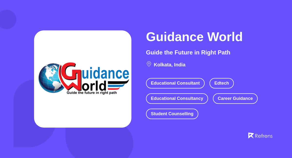 Guidance World | Educational Consultant, Kolkata -Refrens