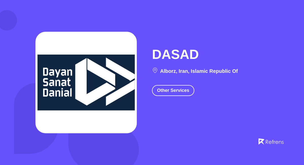 DASAD | Other Services, Alborz -Refrens