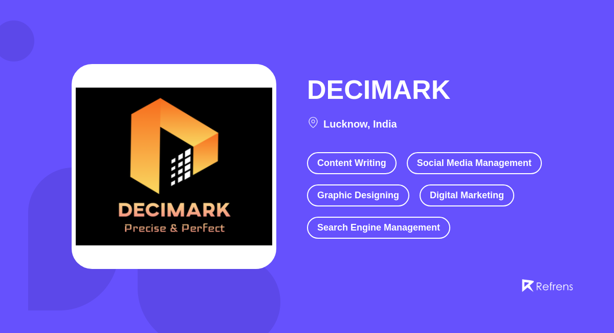 DECIMARK | Digital Marketing, Lucknow -Refrens