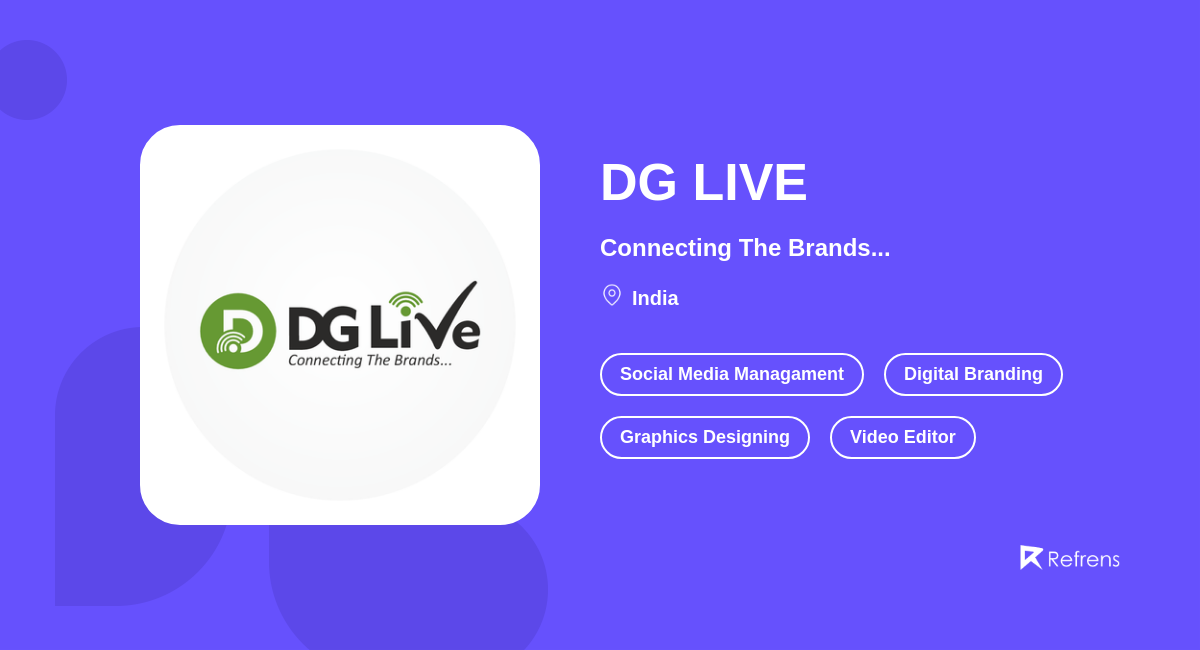 DG LIVE -Refrens