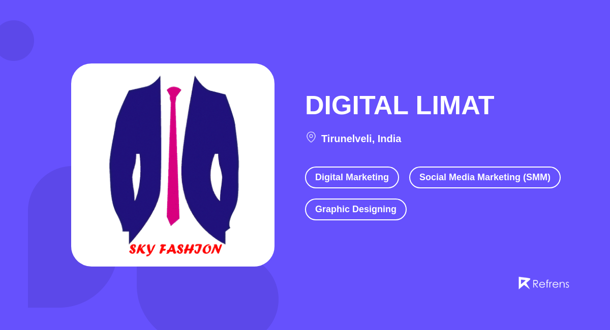 DIGITAL LIMAT | Digital Marketing, Tirunelveli -Refrens