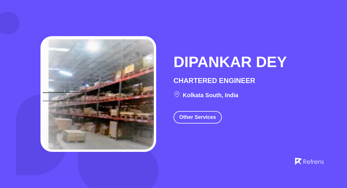 DIPANKAR DEY | Other Services, Kolkata South -Refrens