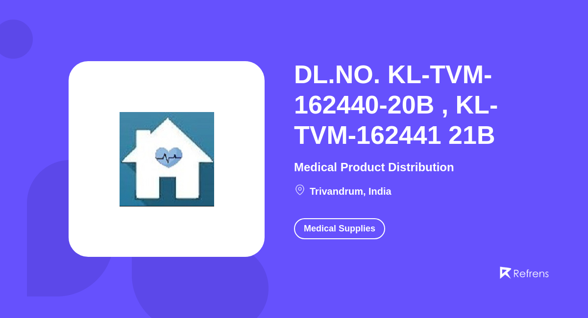 DL.NO. KL-TVM-162440-20B , KL-TVM-162441 21B, Trivandrum -Refrens