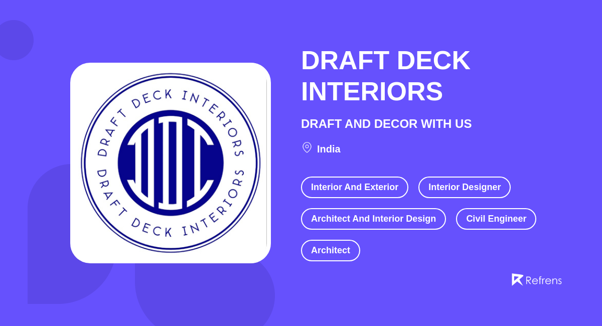 DRAFT DECK INTERIORS -Refrens