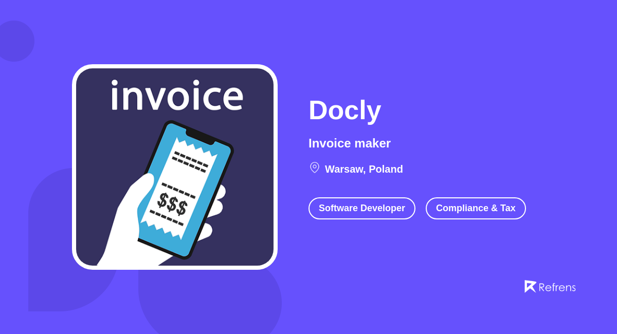 Docly | Software Developer, Warsaw -Refrens