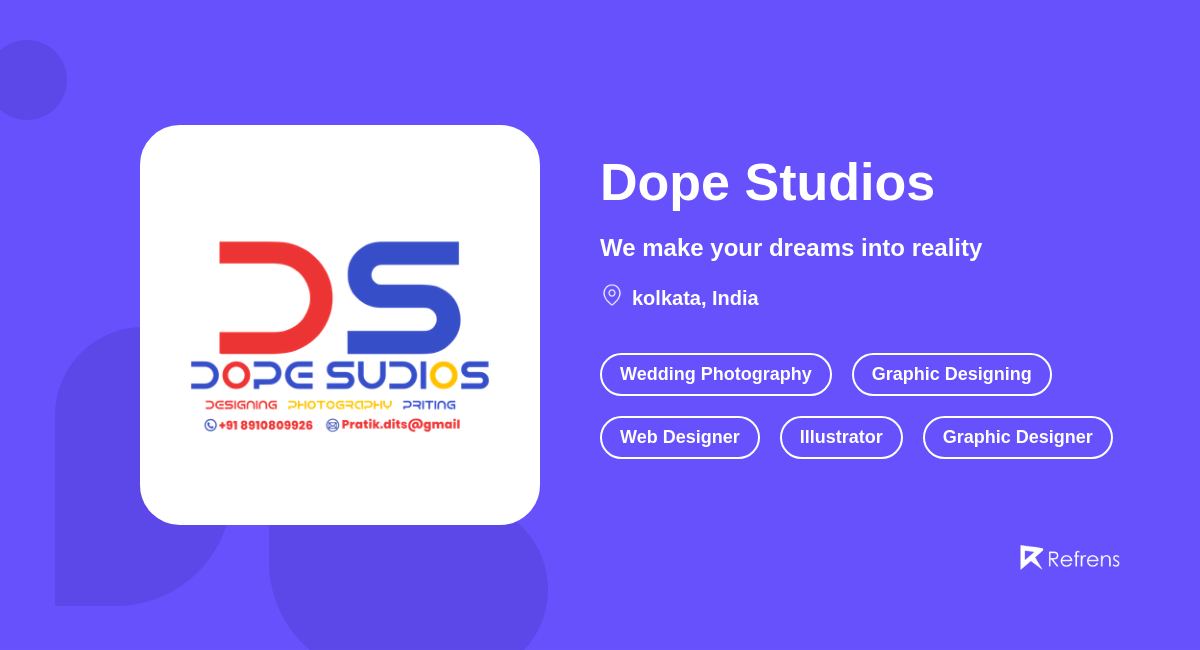 Dope Studios, kolkata -Refrens