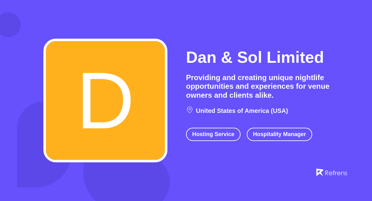 Dan & Sol Limited -Refrens