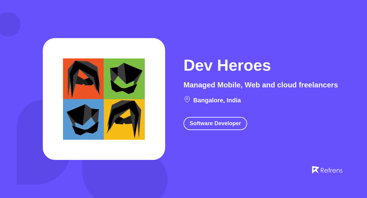 Dev Heroes, Bangalore -Refrens