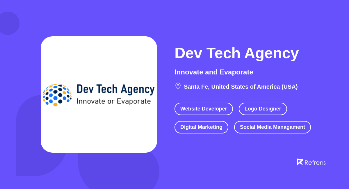 Dev Tech Agency, Santa Fe -Refrens