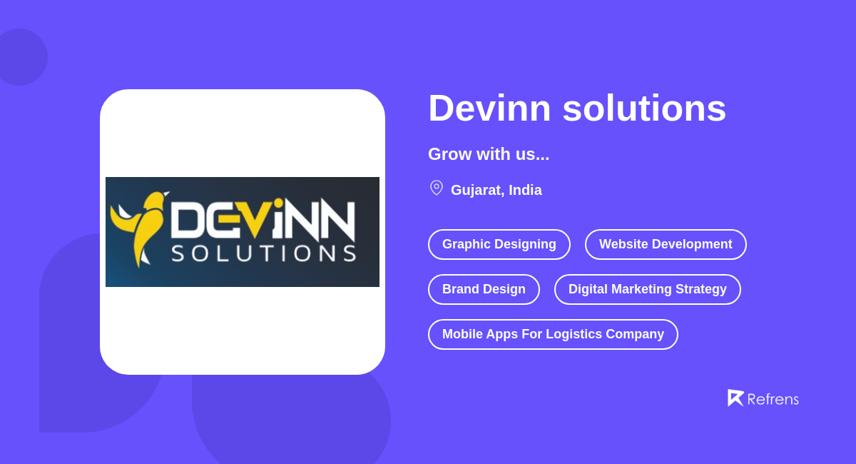 Devinn solutions | Website Development, Gujarat -Refrens